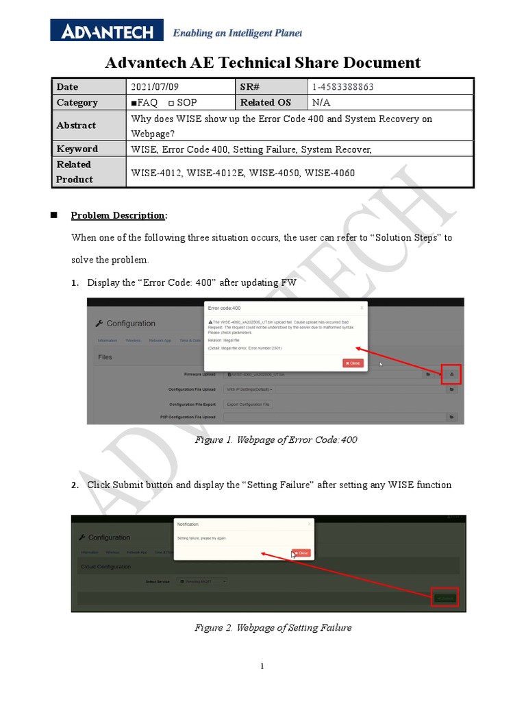 Advantech AE Technical Share Document | PDF | Internet & Web | World Wide Web