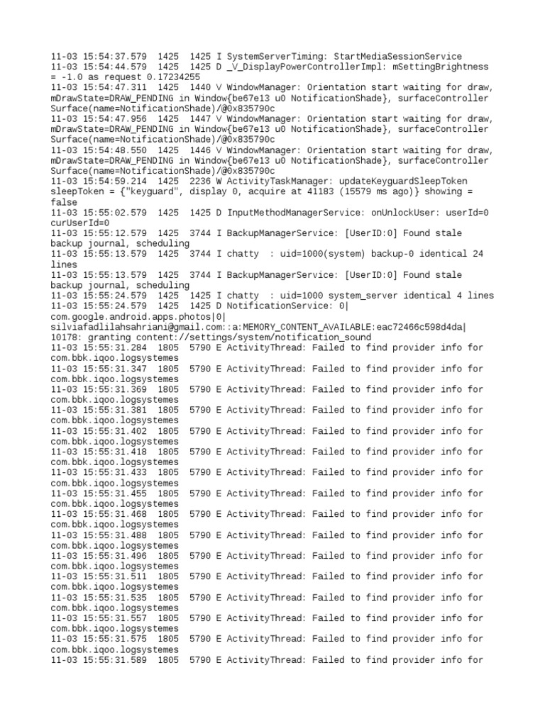 Log | PDF | Computer Architecture | Software Engineering