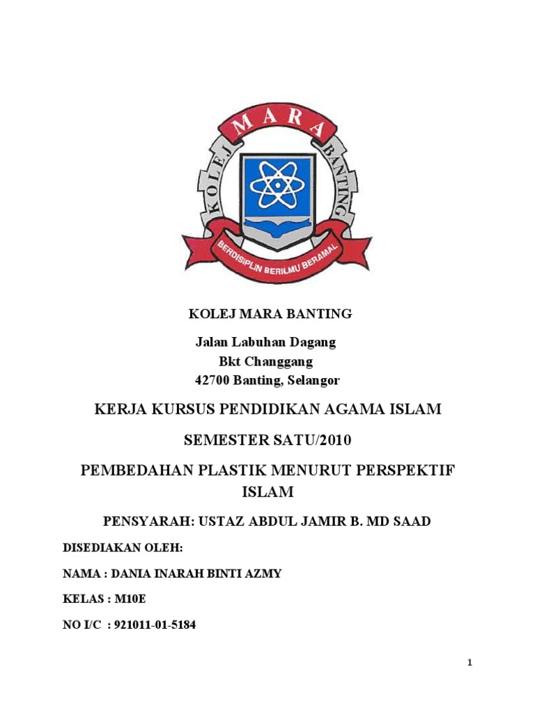 Pembedahan Plastik Menurut Perspektif Islam | PDF | Sains & Matematika ...