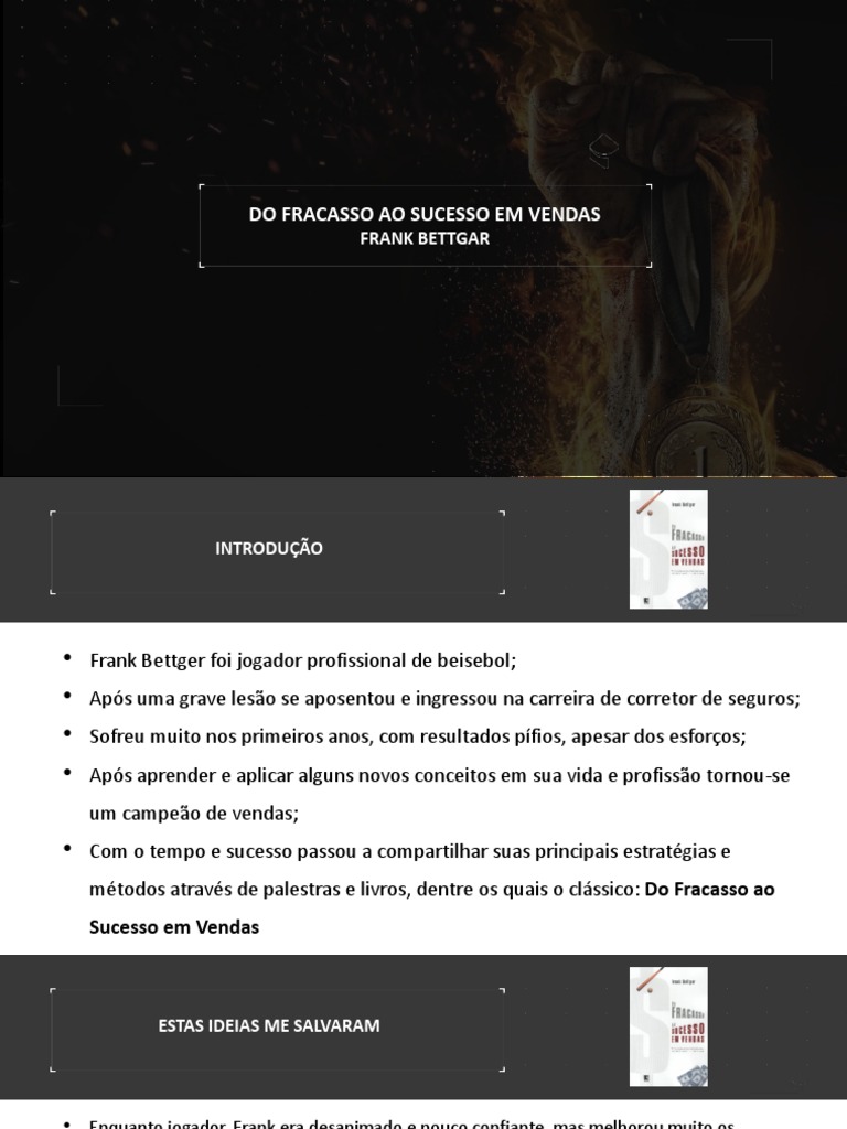 Do Fracasso Ao Sucesso em Vendas | PDF