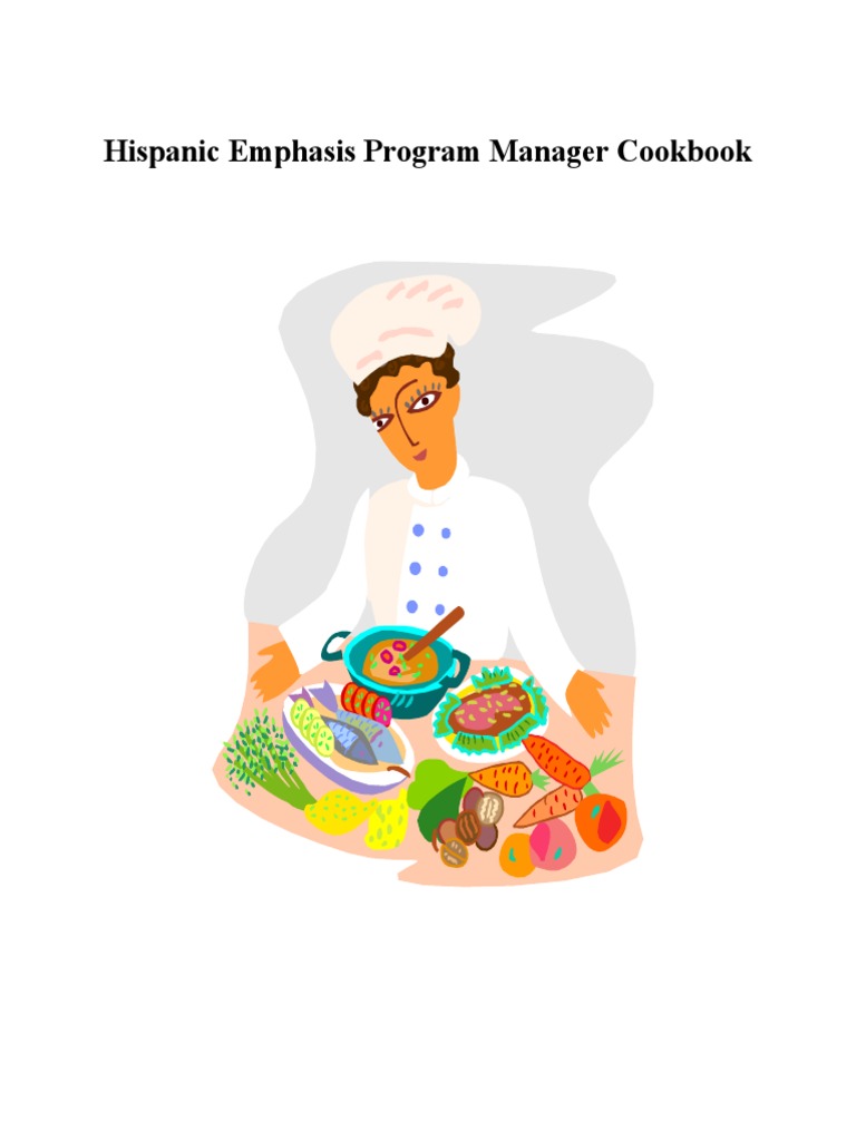 Hispanic Emphasis Program Manager Cookbook Autor Usda - Gov | PDF ...