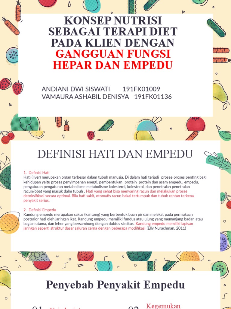 Kel. 11 Konsep Nutrisi Diet Pada GGN Hati Dan Empedu - 3C | PDF