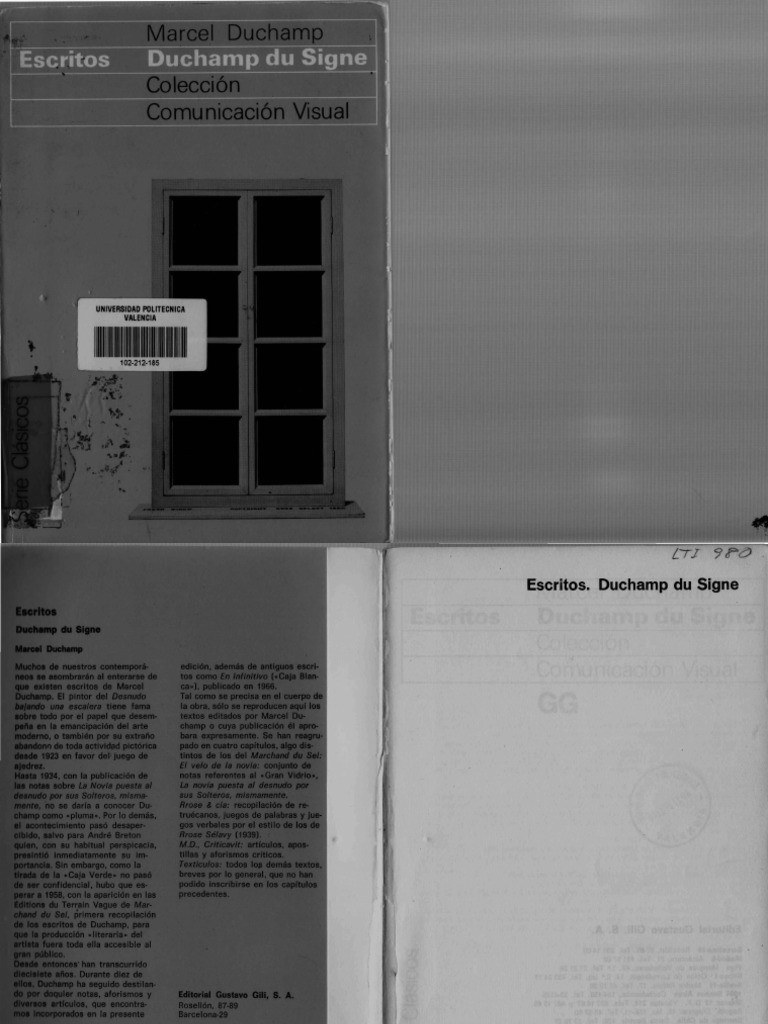 Marcel Duchamp Escritos Duchamp Du Signe | PDF | Humor | Cubismo