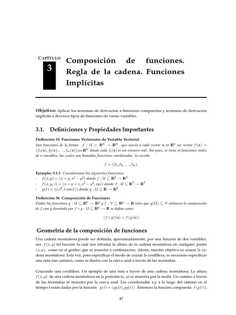 Composición Pctex | PDF | Función (Matemáticas) | Derivado