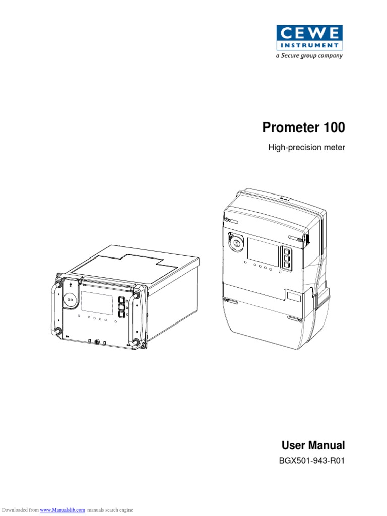 Prometer 100: User Manual | PDF | Power Supply | Alternating Current