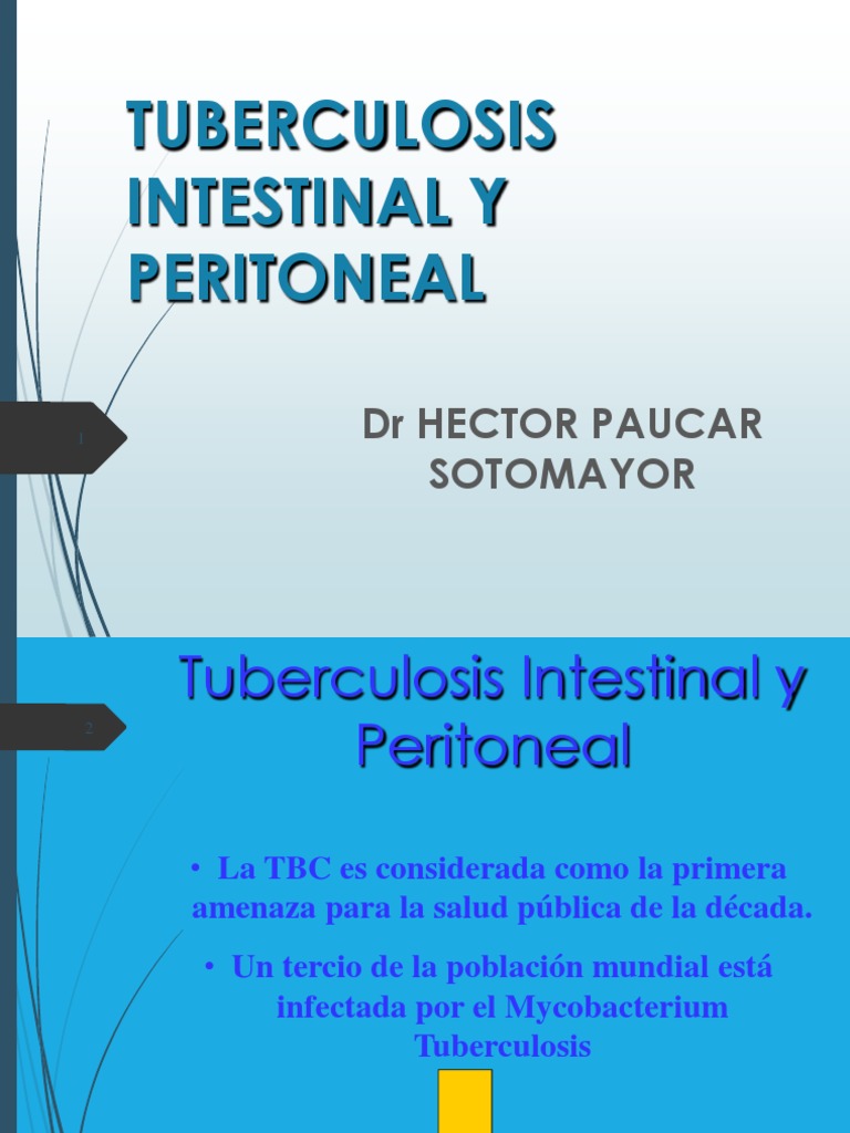 Tuberculosis Intestinal | PDF | Tuberculosis | Especialidades Medicas