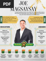 Jose Magsaysay Jr.: Founder of Potato Corner | PDF | Franchising | Brand