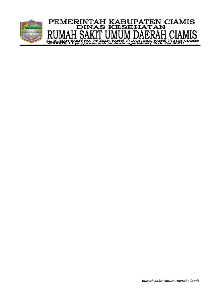 Kop Surat Rsud | PDF