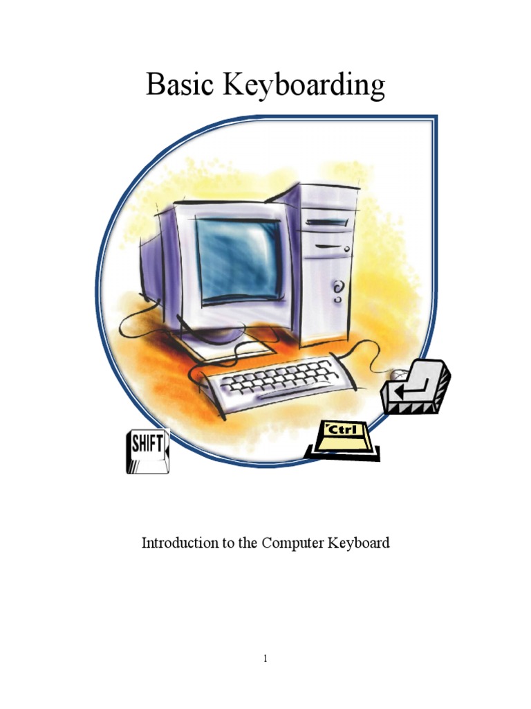 Basic Keyboard Pdf Keyboard Shortcut Computer Architecture