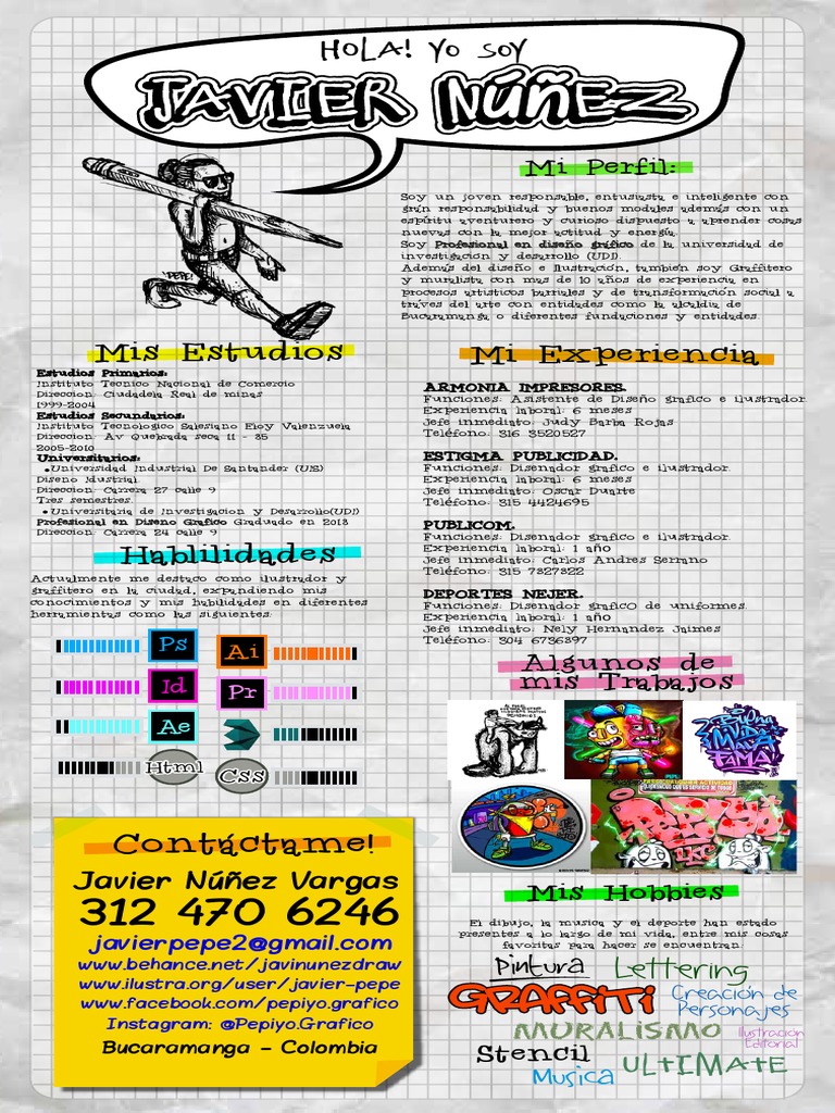 Javier Origin: Ilustraciones para Colorear | PDF | Escritura | Cognición