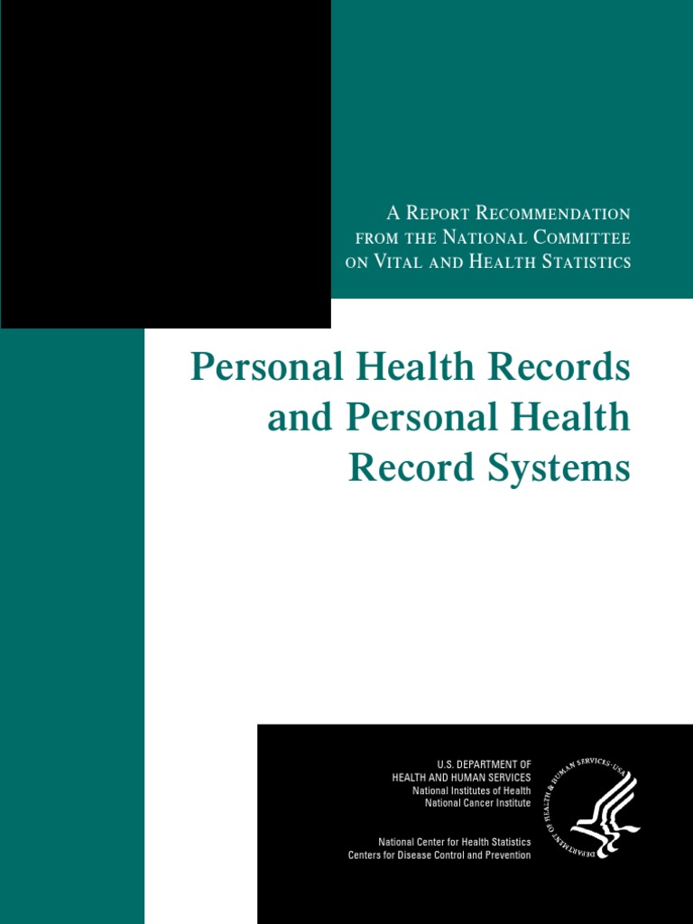Personal Health Records and Personal Health Record Systems | PDF ...