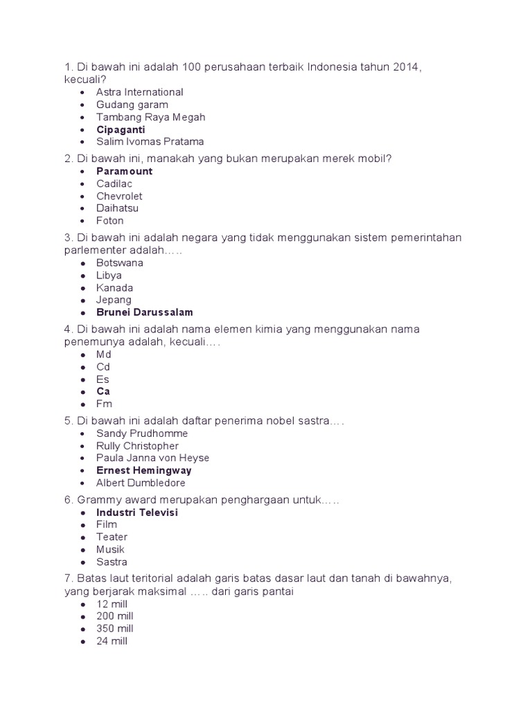 Tes Psikotes Jicsi | PDF