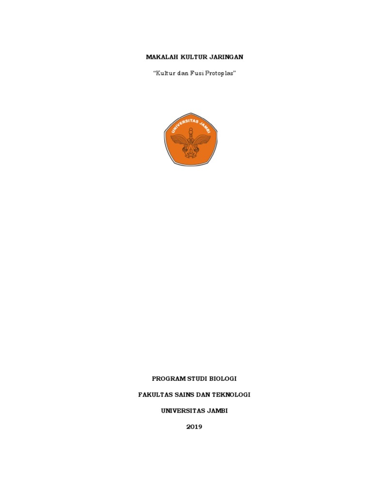 Kultur Jaringan Fusi Protoplas | PDF