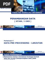 Data Preprocessing (Data Normalization) (Teori) | PDF