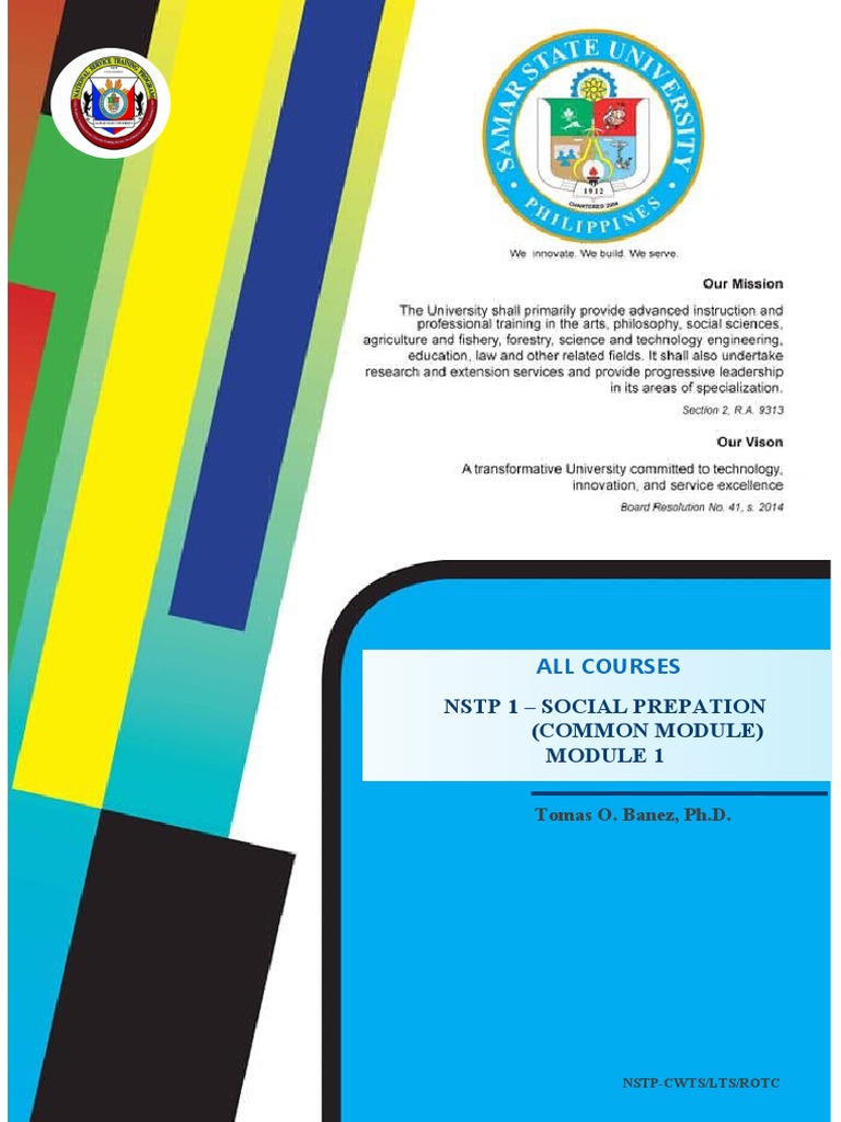 NSTP 1 - Social Prepation (Common Module) : All Courses | PDF | Rights | Human Rights