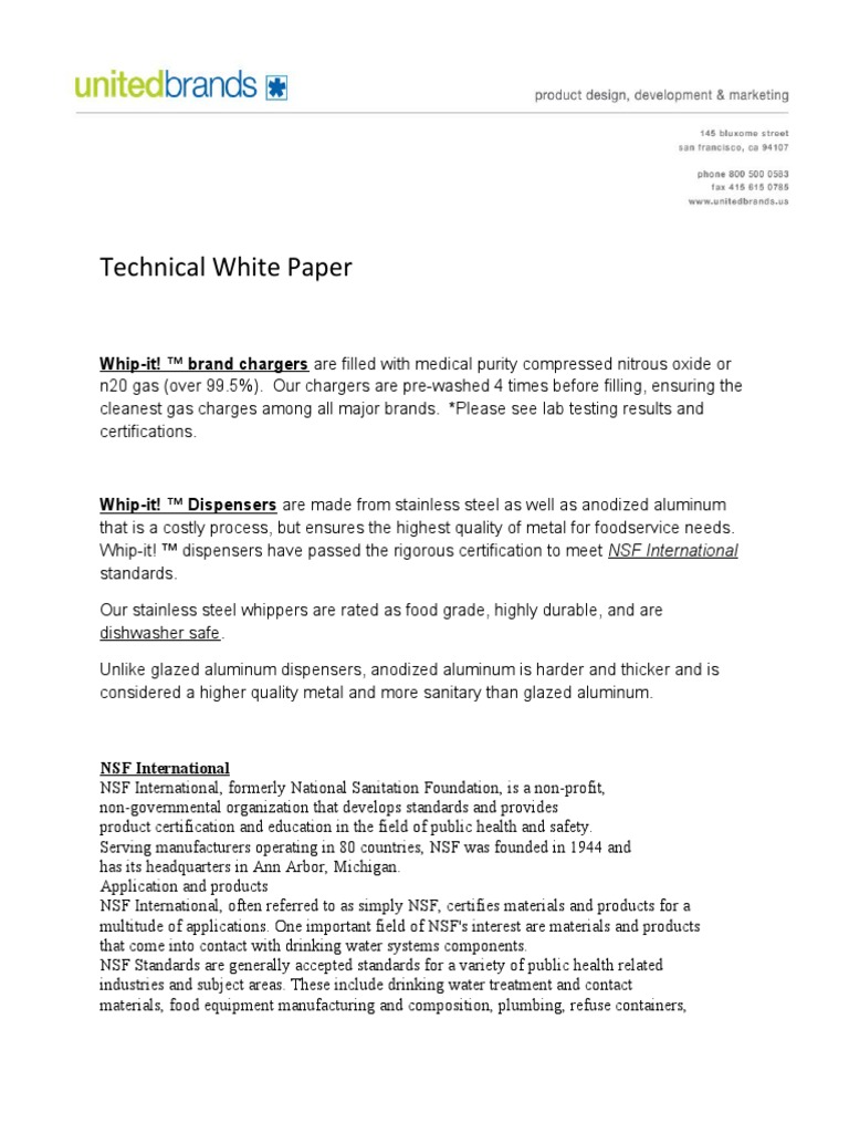 (C) Technical White Paper | PDF | Business | Industrial Processes