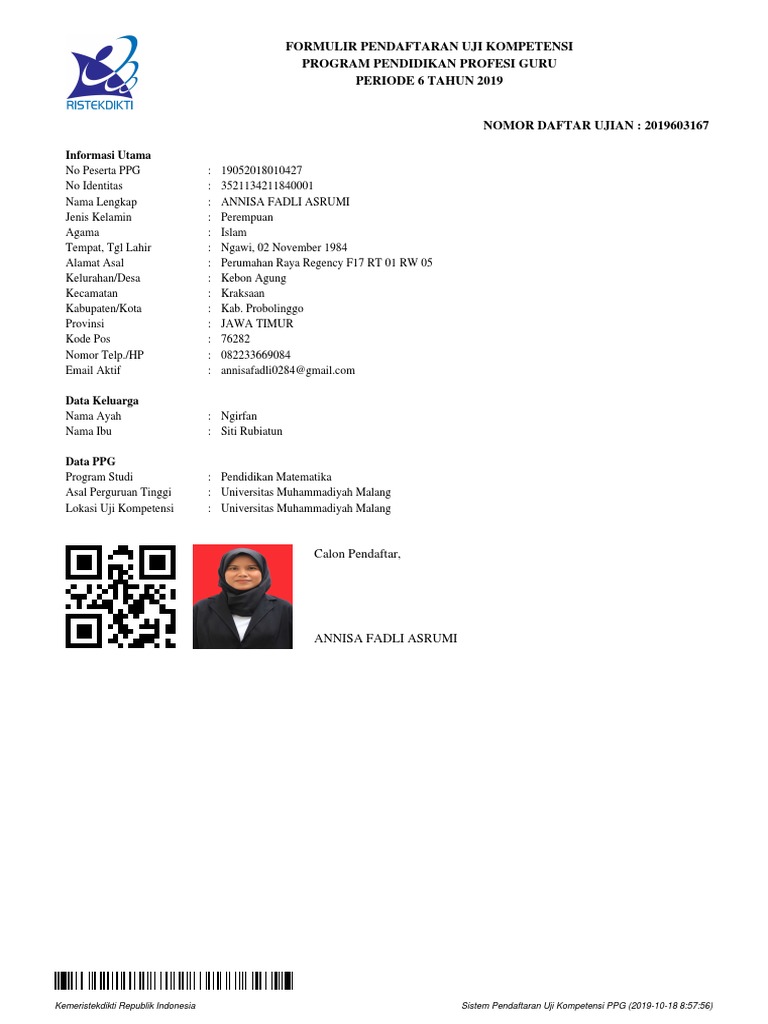 Kartu Up Anisa | PDF