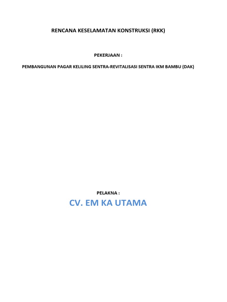 RKK Pagar Bajawa | PDF