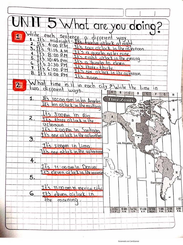 Unit 5 Workbook | PDF