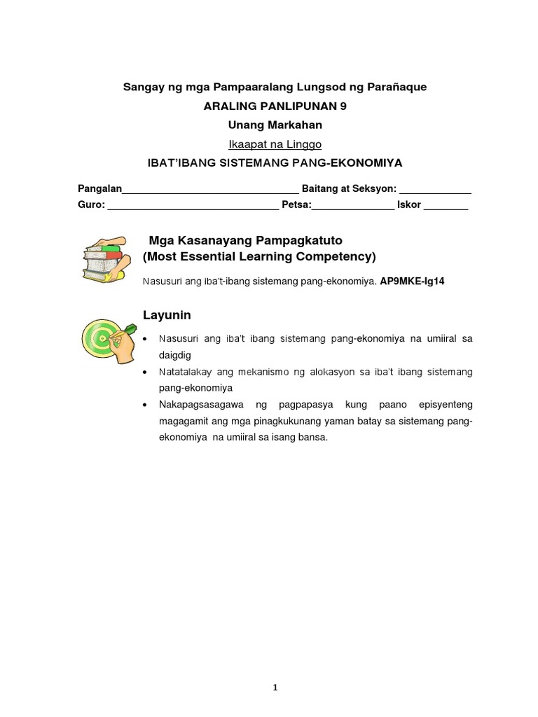 AP Grade9 Quarter1 Module4 Week4 | PDF