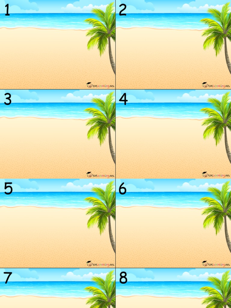 Worksheet Beach Shell Counting | PDF