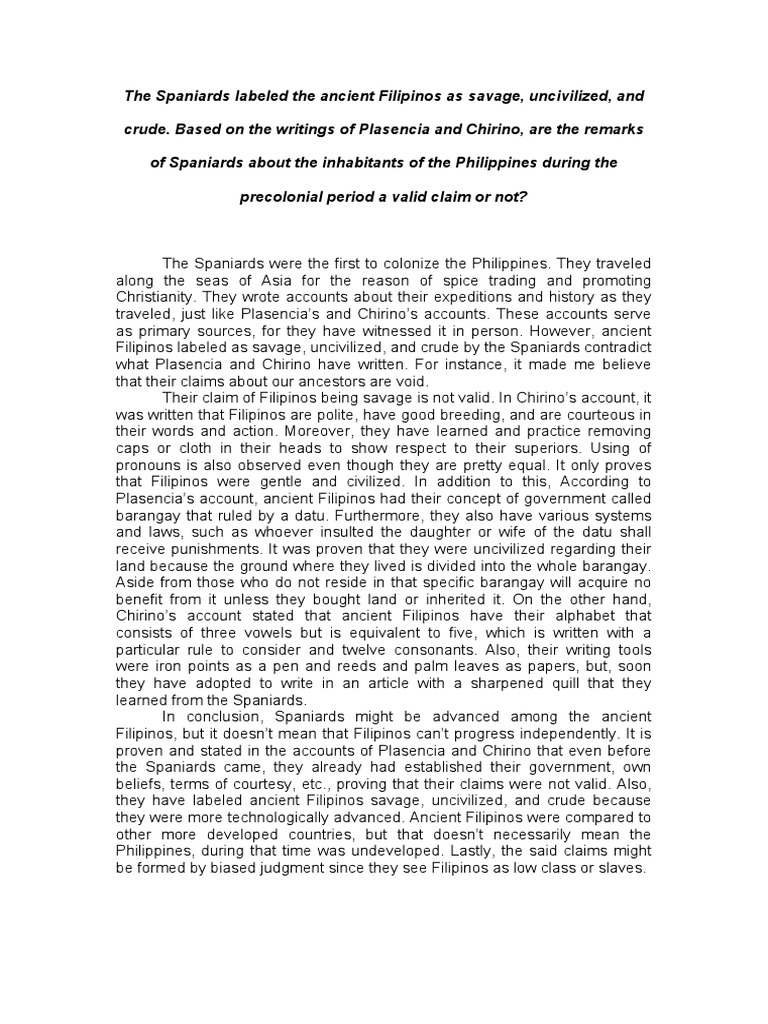 Argumentative Essay | PDF | Philippines