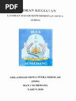 Contoh Laporan Pertanggungjawaban (LPJ) OSIS | PDF | Karier & Perkembangan