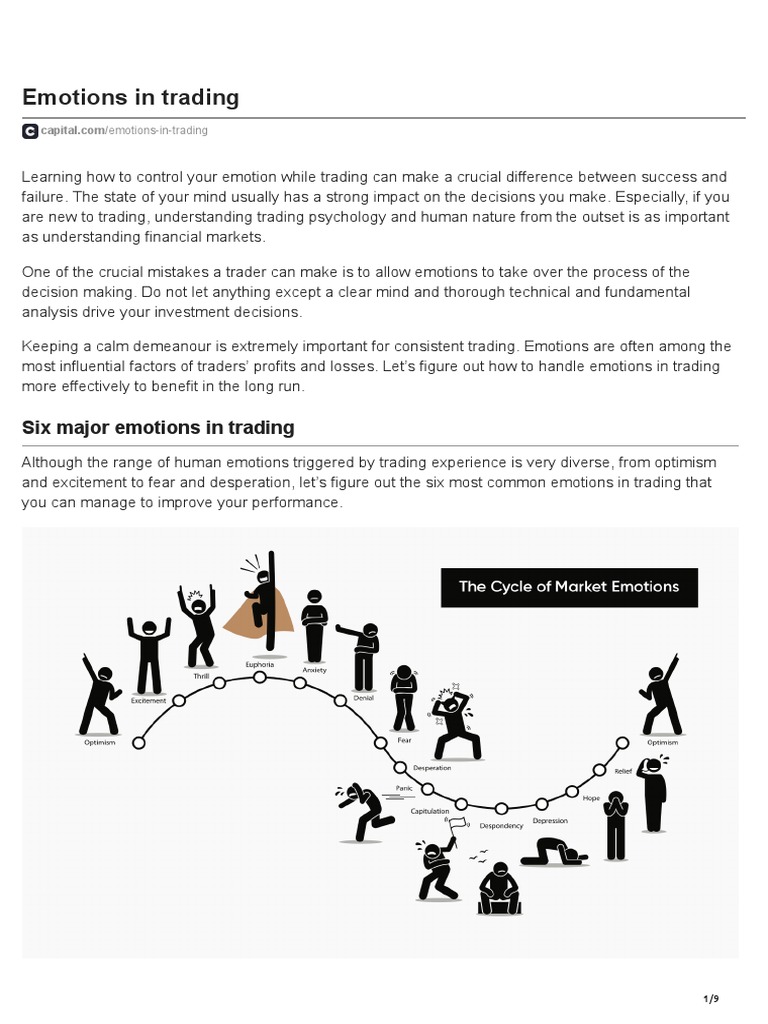 Emotions in Trading | PDF | Risk | Emotions