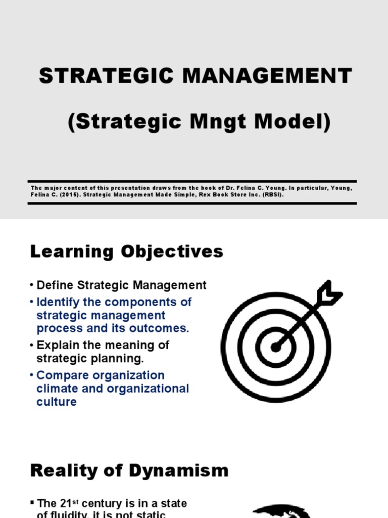 Strategic Management (Strategic MNGT Model) | PDF | Strategic ...