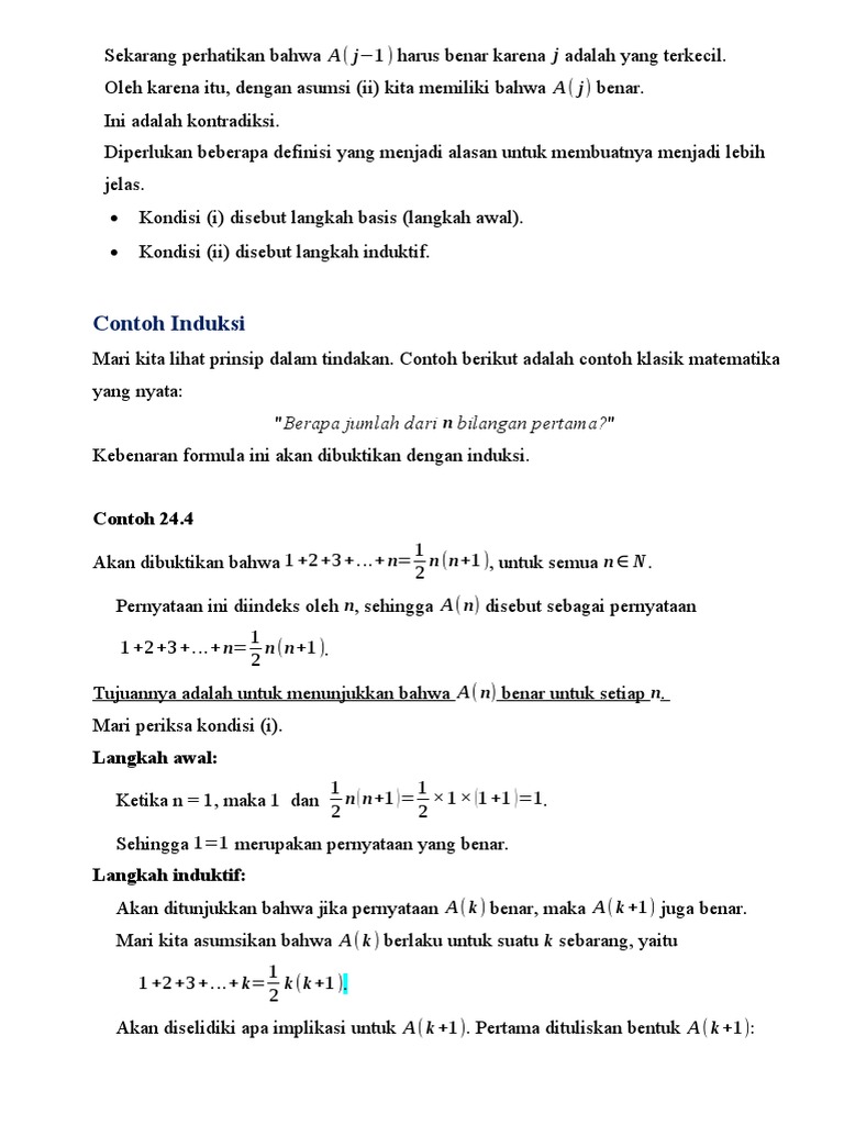 Metode Induksi 2 | PDF | Metode & Bahan Ajar