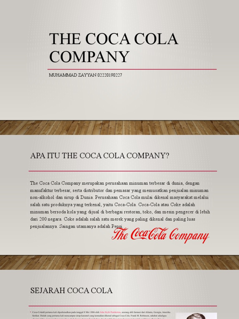 Coca Cola | PDF