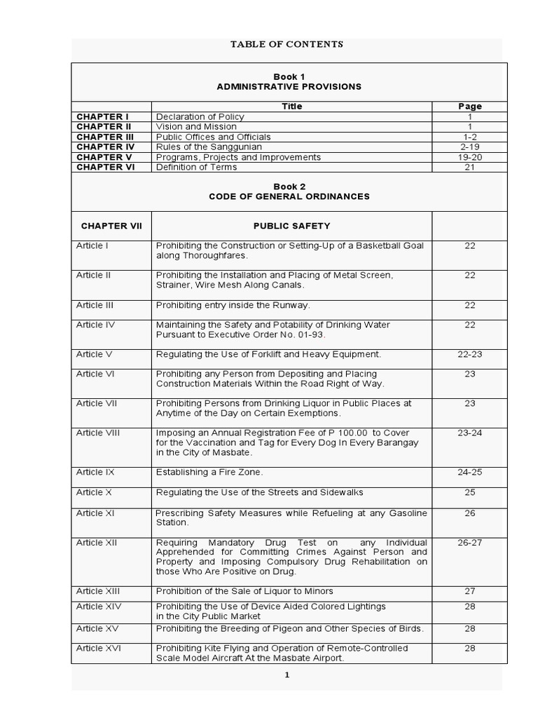 Code of General Ordinances | PDF | Quorum | Veto