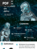 Getting Started With RPA | PDF | Automation | Artificial Intelligence
