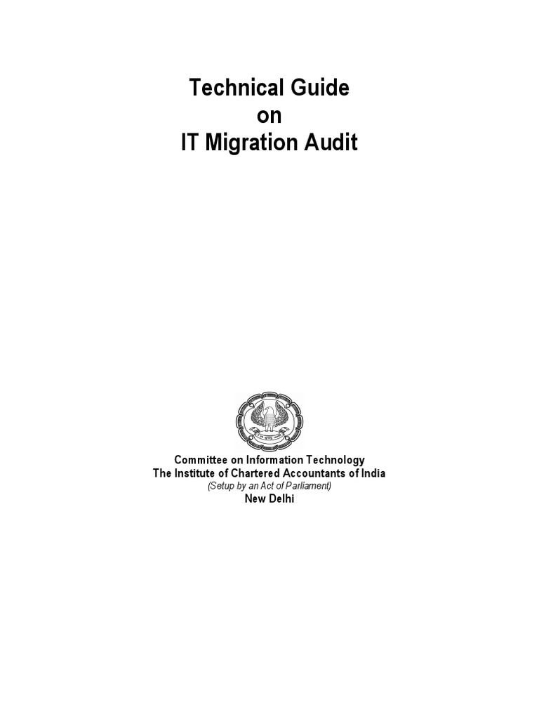 Technical Guide On IT Migration Audit | PDF | Audit | Databases