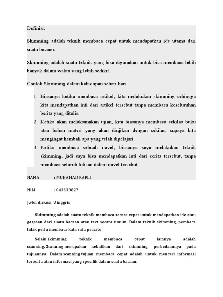 Jawaban Diskusi 8 Inggris Dan Isbd | PDF | Karier & Perkembangan | Pengembangan Diri