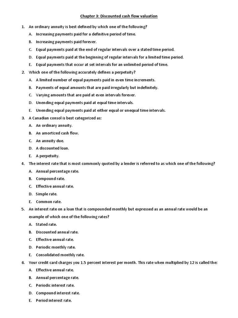 Chapter 3 Part 2 | PDF | Present Value | Interest