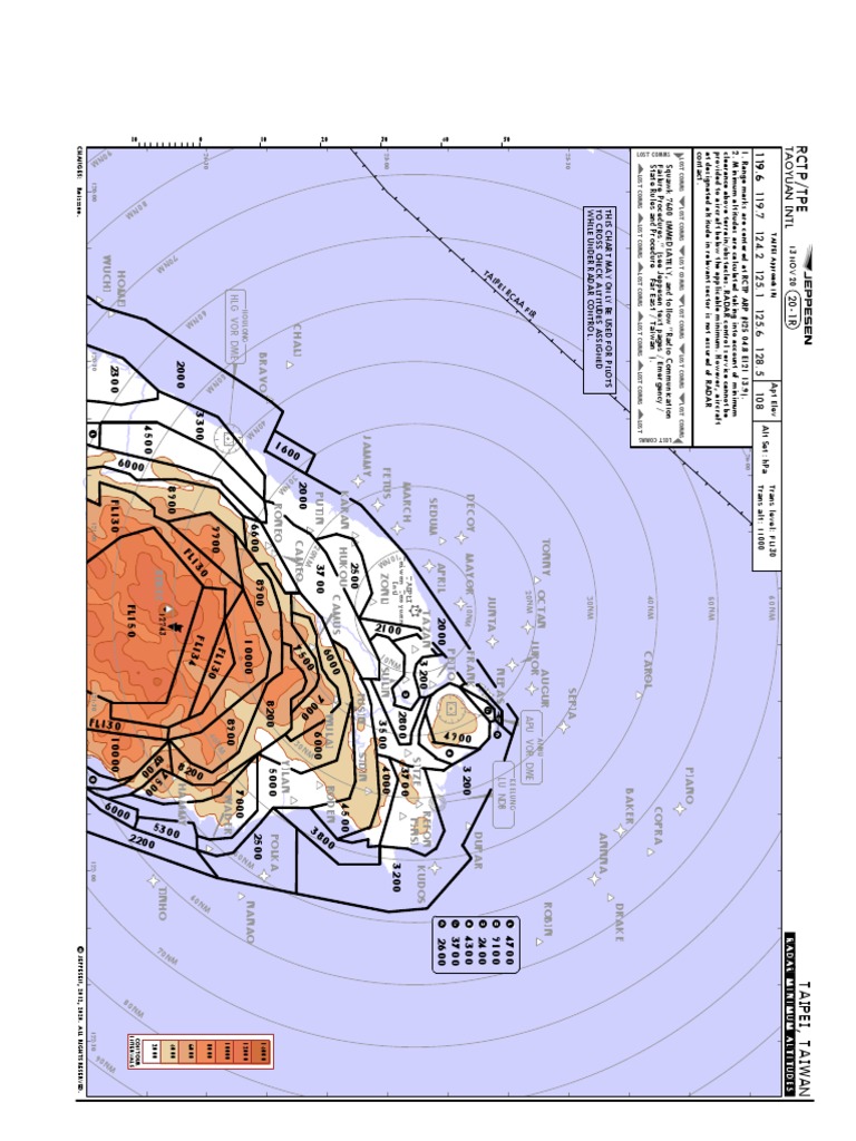 RCTP Taoyuan Airport Chart Overview | PDF | Air Traffic Control ...