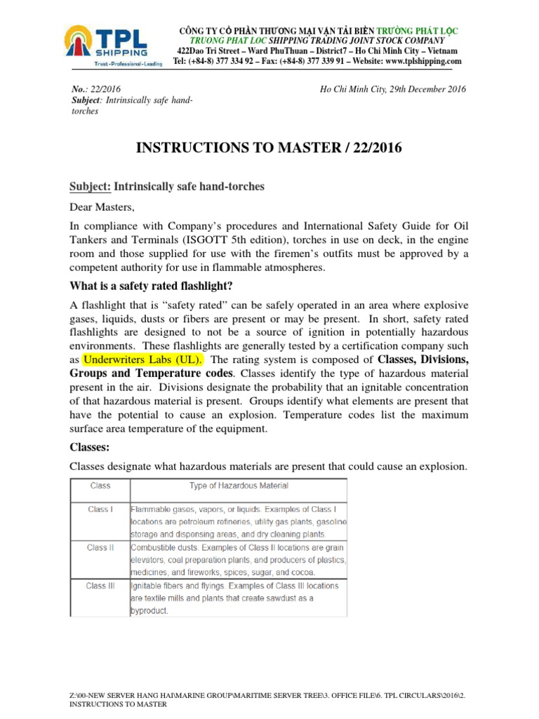 Explosion Proof Guide. | PDF | Flashlight | Safety