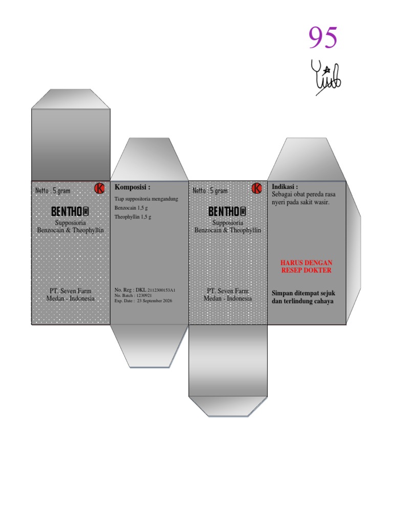 Kotak Sediaan Suppositoria | PDF
