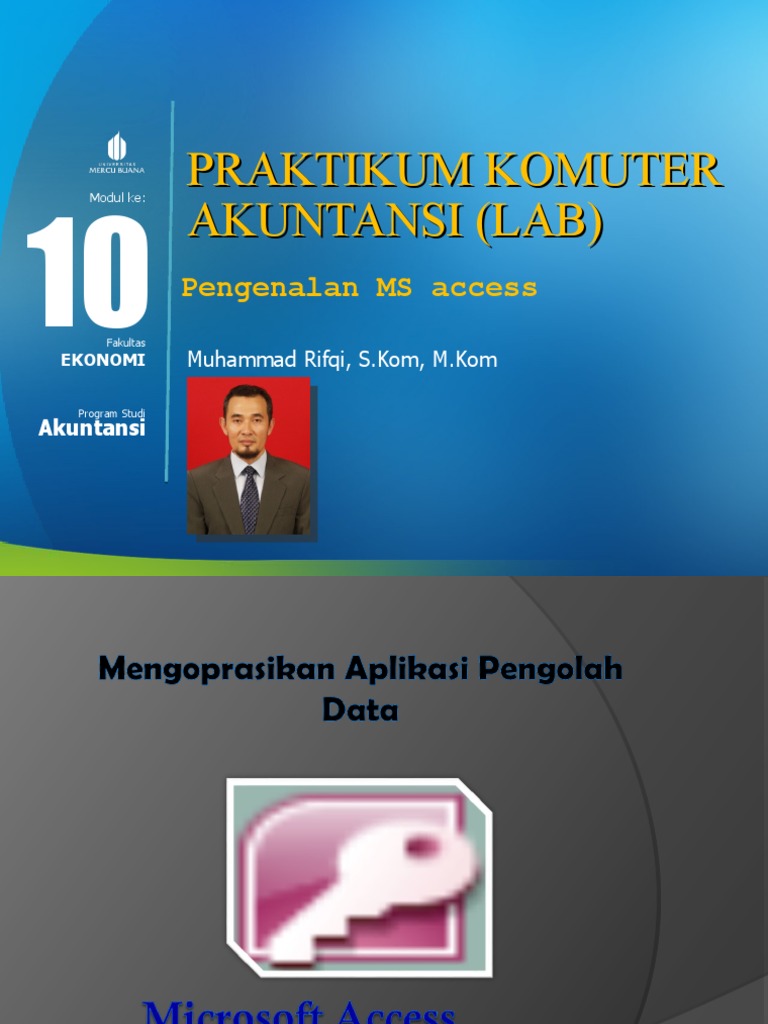 PSA 8 9 - Pengenalan MS Access | PDF