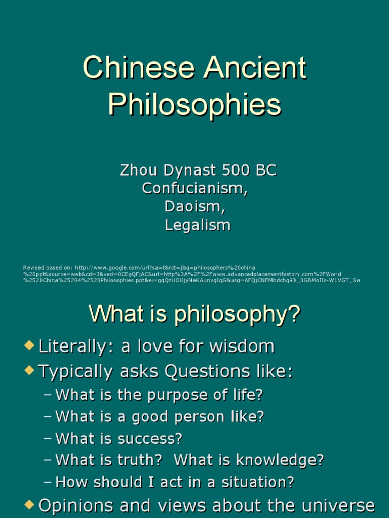 Chinese Ancient Philosophies | PDF | Confucianism | Laozi