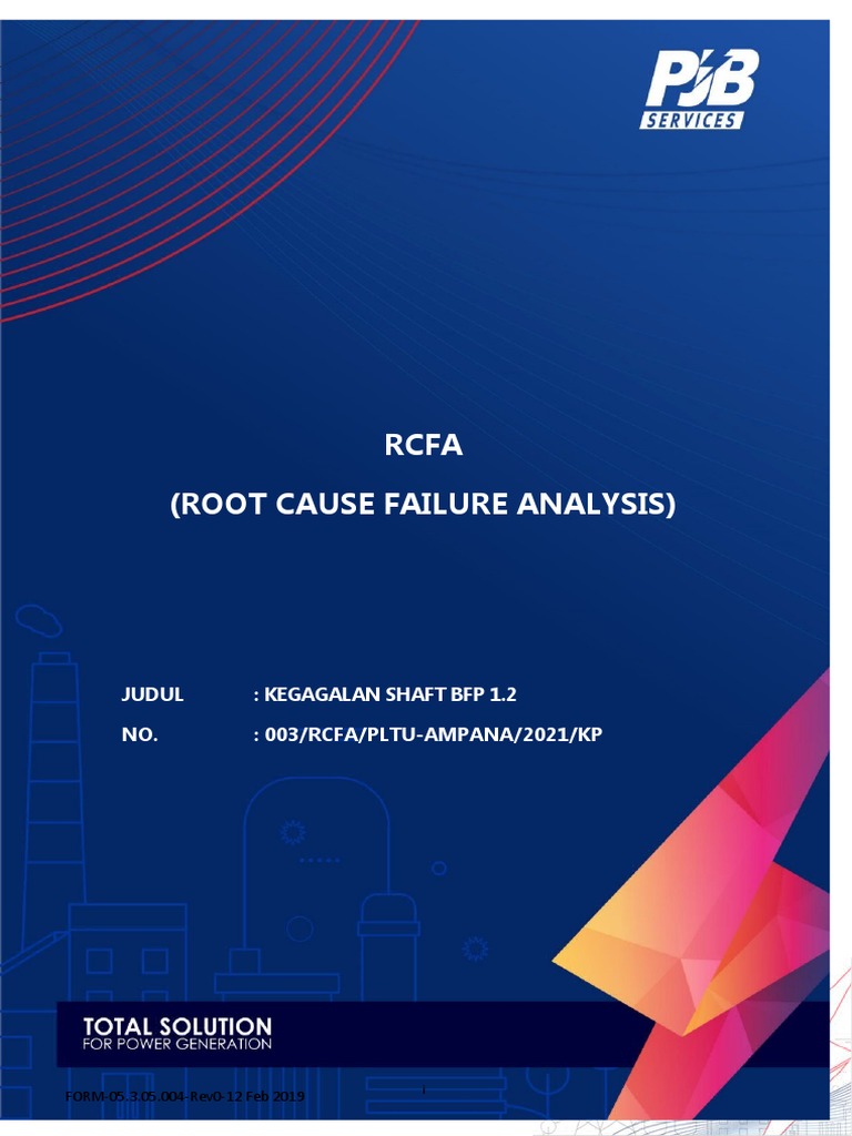 Rcfa BFP 1.2 Pltu Ampana | PDF
