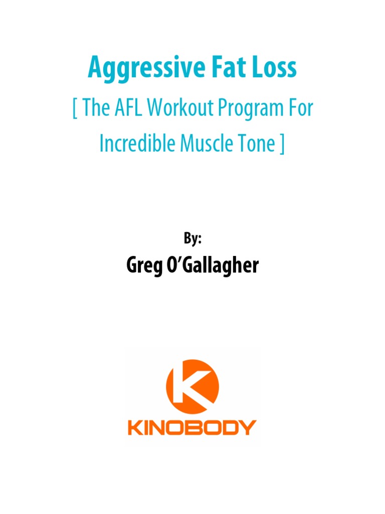 AFL Aggressive Fat Loss Workout Guide | PDF | Strength Training ...
