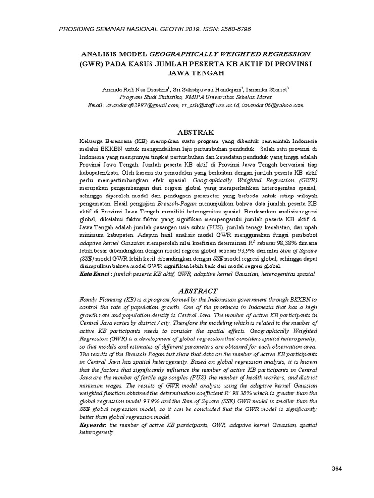 All-Paper-v0-4 - 55 - Analisis GWR Pada Kasus Jumlah Peserta - PDF (P - 43 | PDF