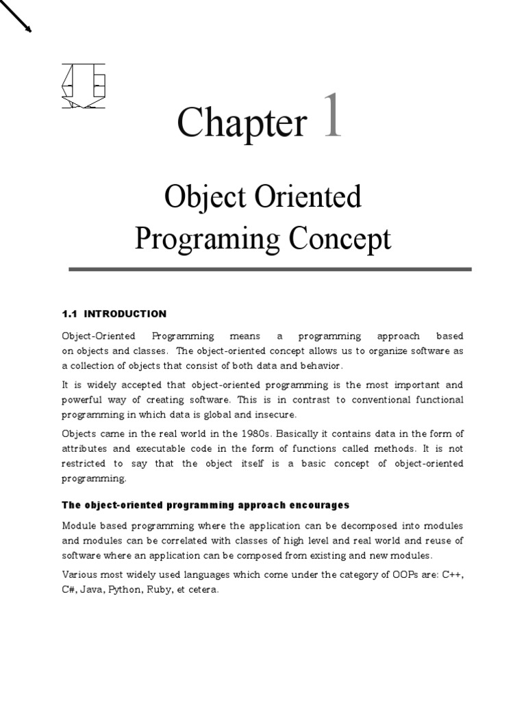OOPS-Paradigm Using C++ Final | PDF | Class (Computer Programming) | C++