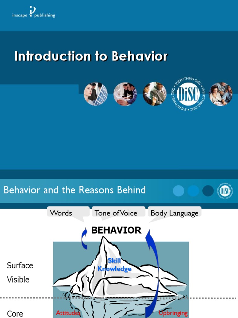 Bài Giảng DiSC Model Final.ppt Phan Tich Con Nguoi | PDF | Feeling | Thought