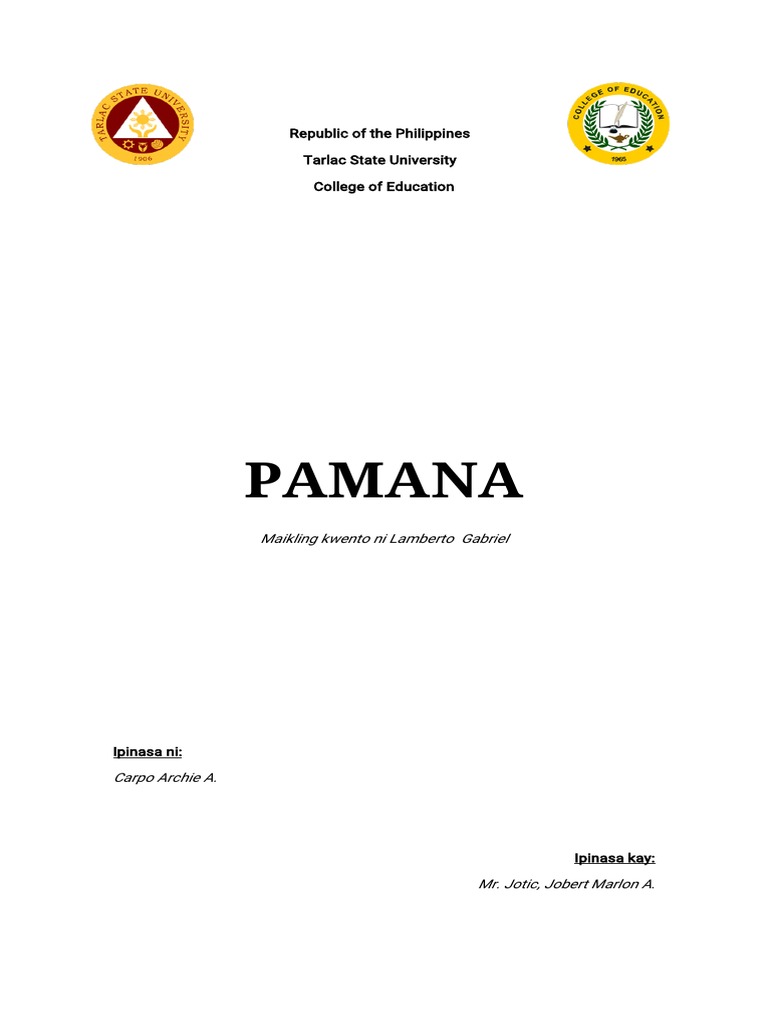 Pamana | PDF