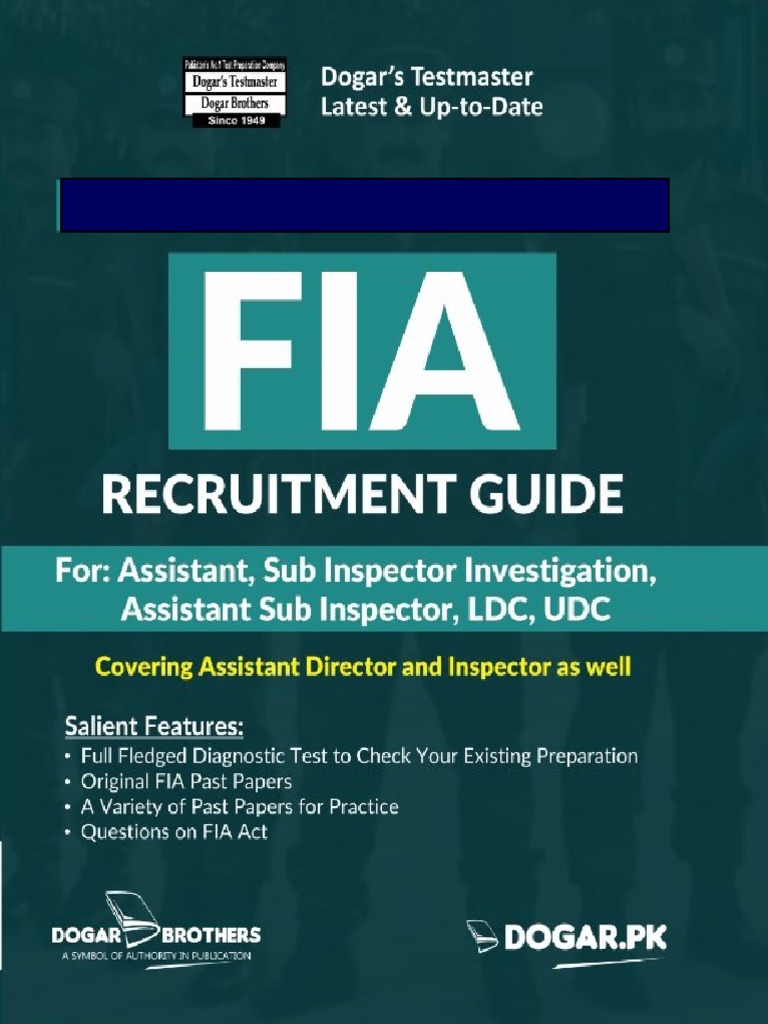 FIA Preparation Book PDF | PDF