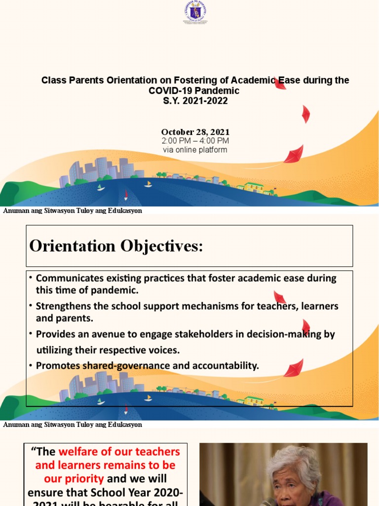 Class Parents Orientation Slide Deck | PDF | Learning | Pedagogy
