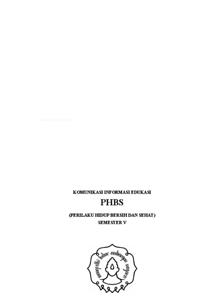 MODUL PHBS-dikonversi | PDF